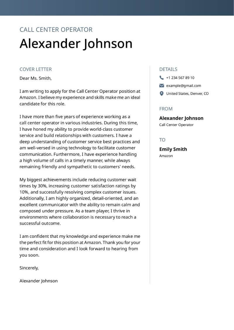 Call Center Resume: Guide with Examples