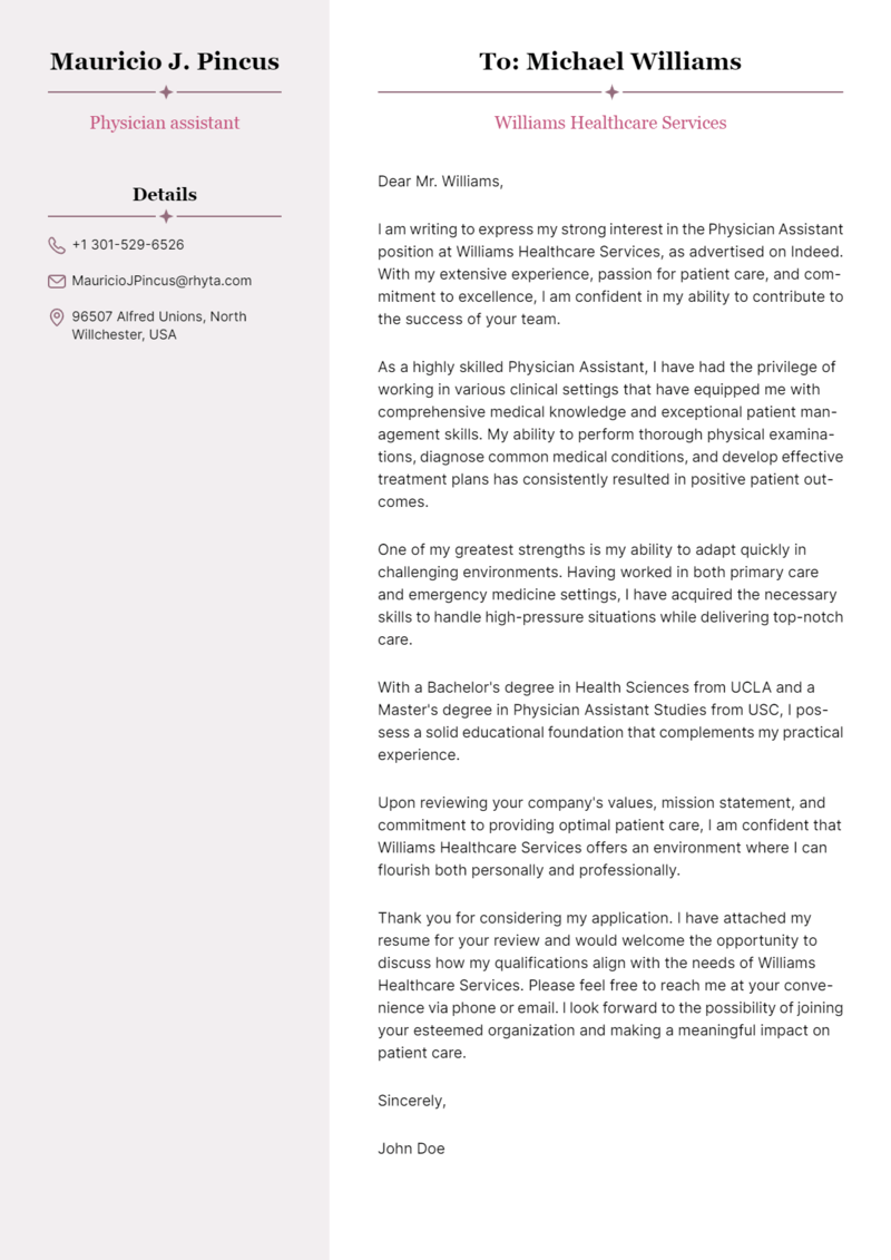 Physician Assistant Resume Examples and Writing Tips