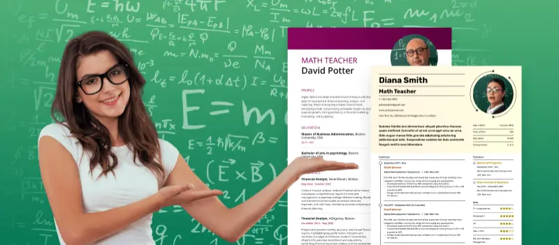 Math Teacher Resume: Examples and Writing Tips for 2024